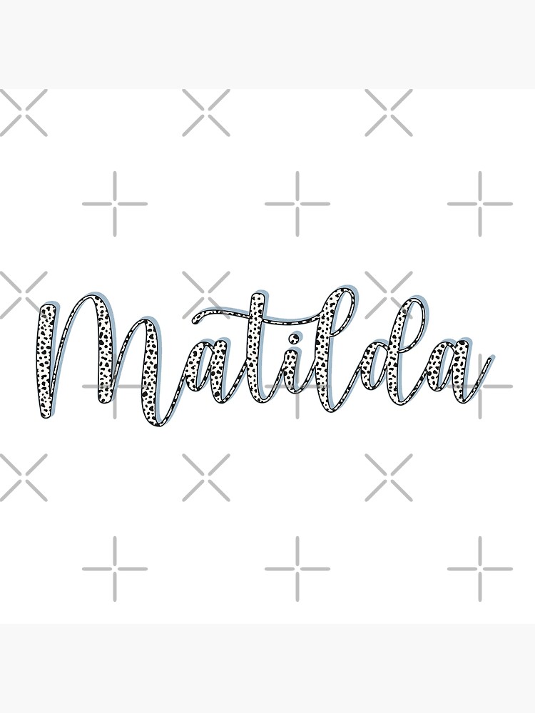 Matilda Name Tattoo Ideas
