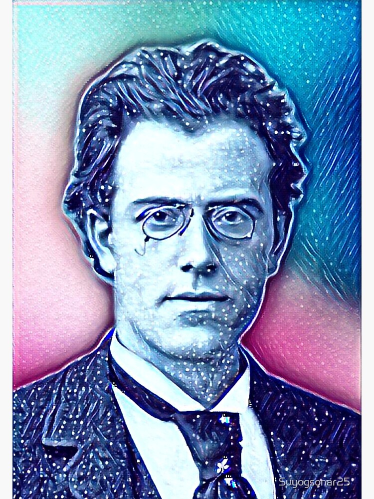"Gustav Mahler Artwork | Gustav Mahler Portrait | Gustav Mahler Wall ...