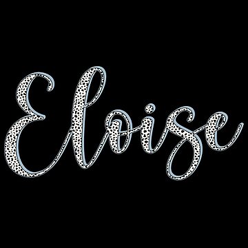"Eloise name, Dalmatian pattern Eloise first name" Sticker for Sale by ...