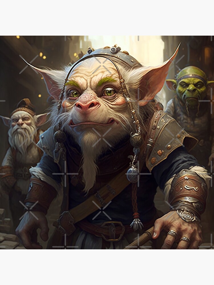 "Fantasy-goblins_XimerA" Sticker for Sale by XimerA | Redbubble
