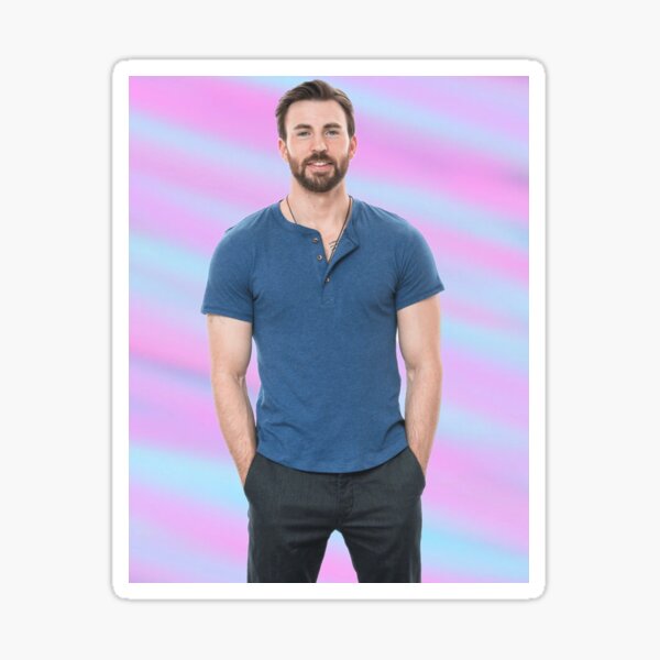 "Chris Evans " Sticker by Becca-1805 | Redbubble