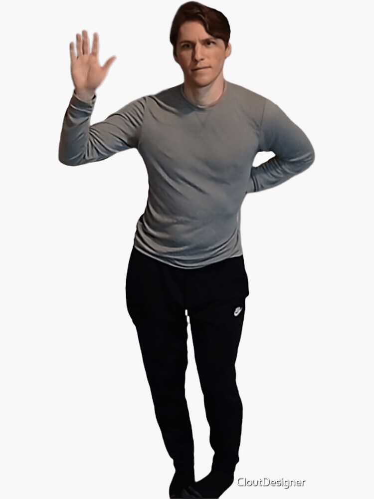 "Jerma M&M Pose Transparent" Sticker for Sale by CloutDesigner | Redbubble