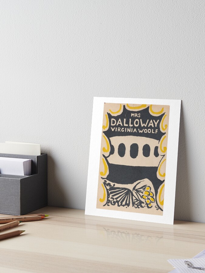 "Mrs Dalloway Original Book Cover" Art Board Print for Sale by ...