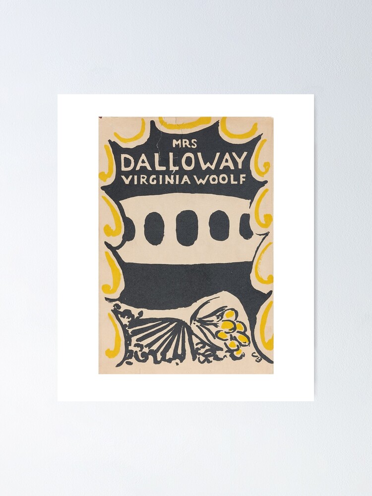 "Mrs Dalloway Original Book Cover" Poster for Sale by ele123abc | Redbubble