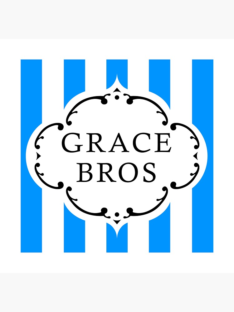 "GRACE BROS" Sticker for Sale by ClaytonHickman | Redbubble