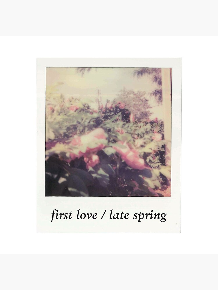 "Mitski - first love/late spring" Poster for Sale by aoife-lynch ...