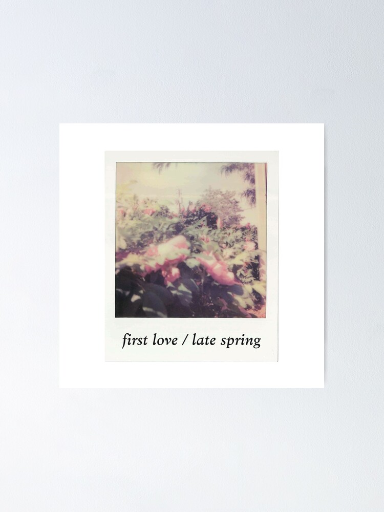 "Mitski - first love/late spring" Poster for Sale by aoife-lynch ...