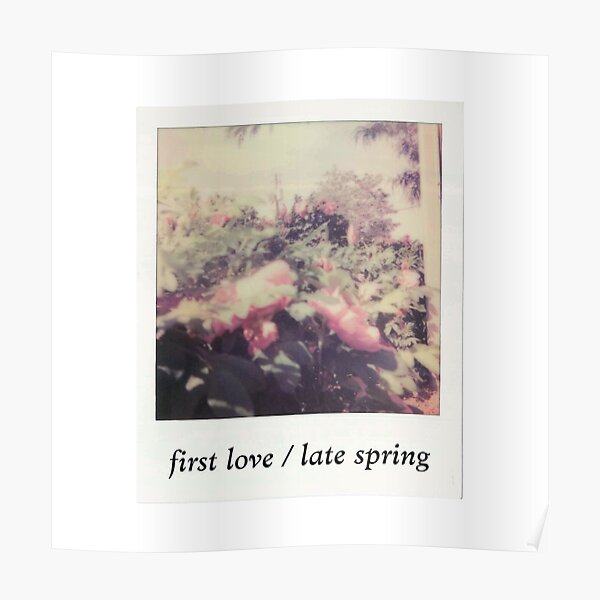 "Mitski - first love/late spring" Poster for Sale by aoife-lynch ...