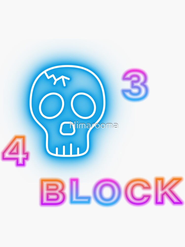 "Block 43 light 2023 " Sticker for Sale by Himarooma | Redbubble