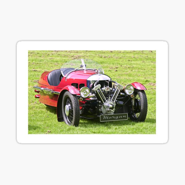 "Morgan 3 wheeler." Sticker for Sale by Kit347 | Redbubble