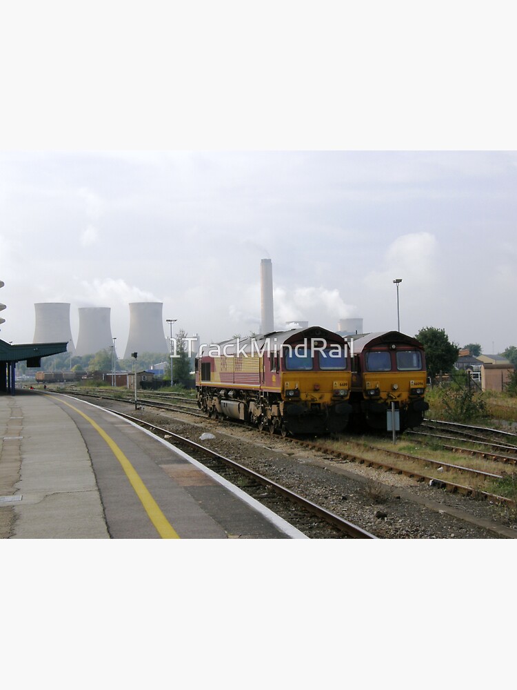 "EWS 66096 and 66119 Didcot September 2008" Sticker for Sale by ...