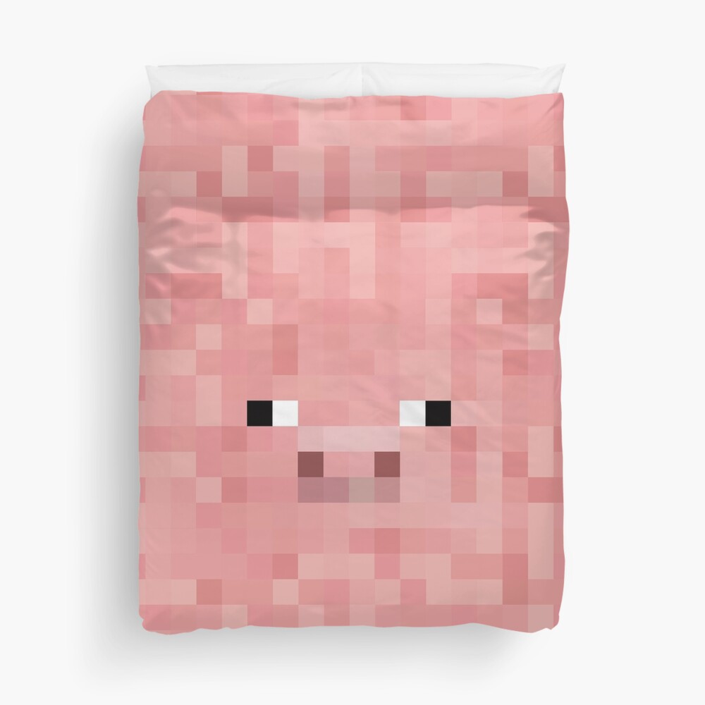 "Minecraft Pig Face Canvas" Backpack for Sale by Emote Bot | Redbubble