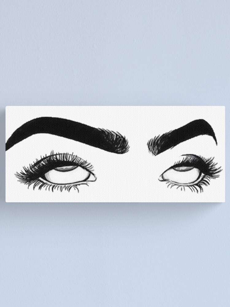 Sassy Eye Roll Canvas Print For Sale By Cinnamonknot Redbubble