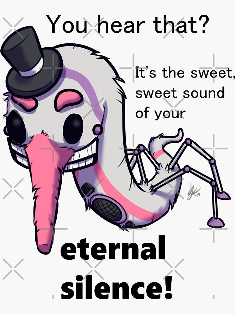 "Music Man worm on a string" Sticker for Sale by Marie-Aries | Redbubble