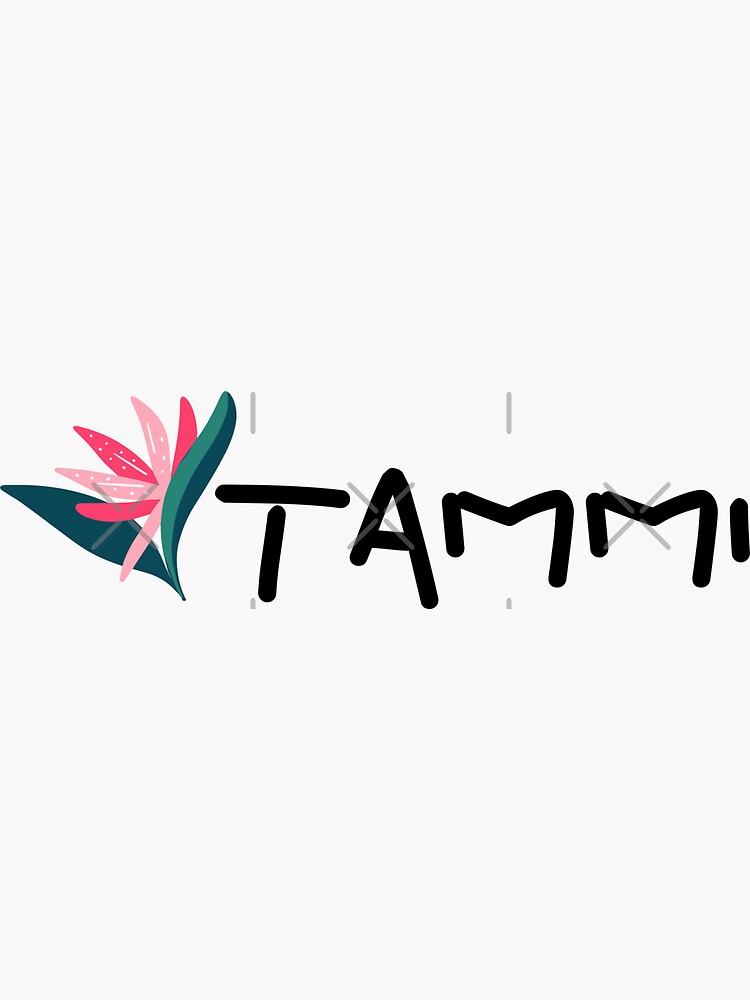 "tammi name funny" Sticker for Sale by boba2002 | Redbubble