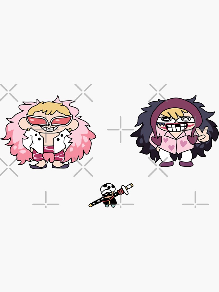 "Dressrosa Stickers" Sticker for Sale by BeanCrafts | Redbubble