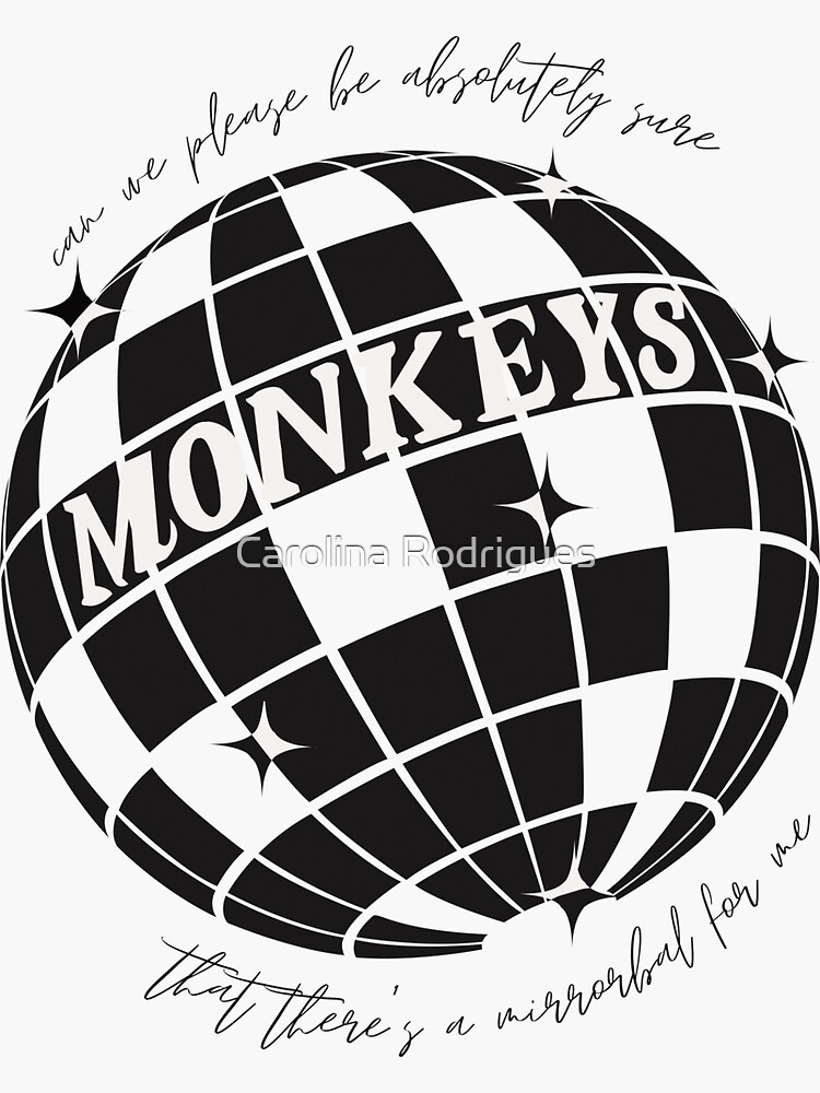 "Arctic Monkeys mirrorball" Sticker for Sale by CarolinaMR95 | Redbubble