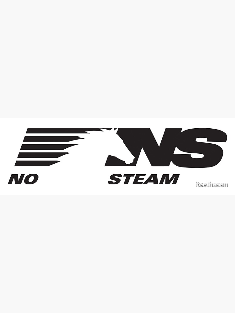 "No Steam" Sticker for Sale by itsethaaan | Redbubble