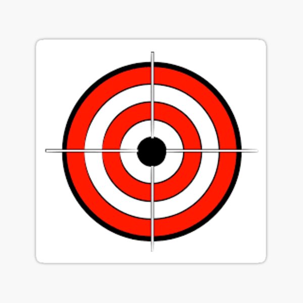 Bullseye Stickers | Redbubble