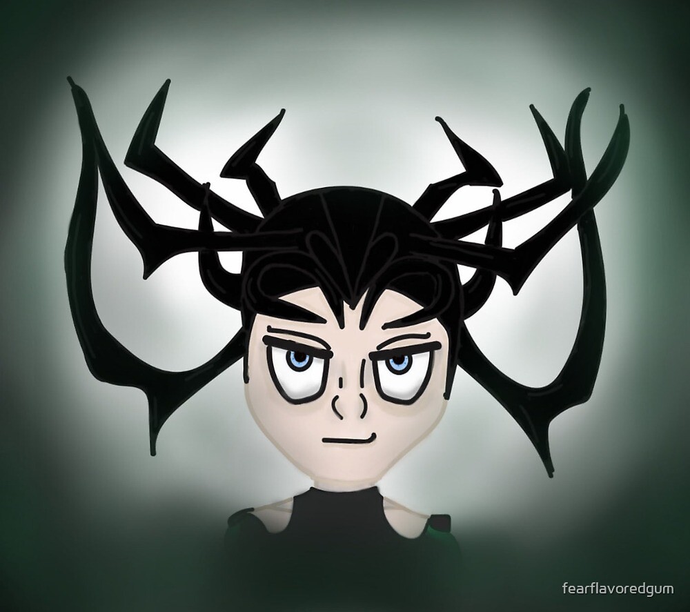 "Cartoon/Chibi Hela" by fearflavoredgum | Redbubble