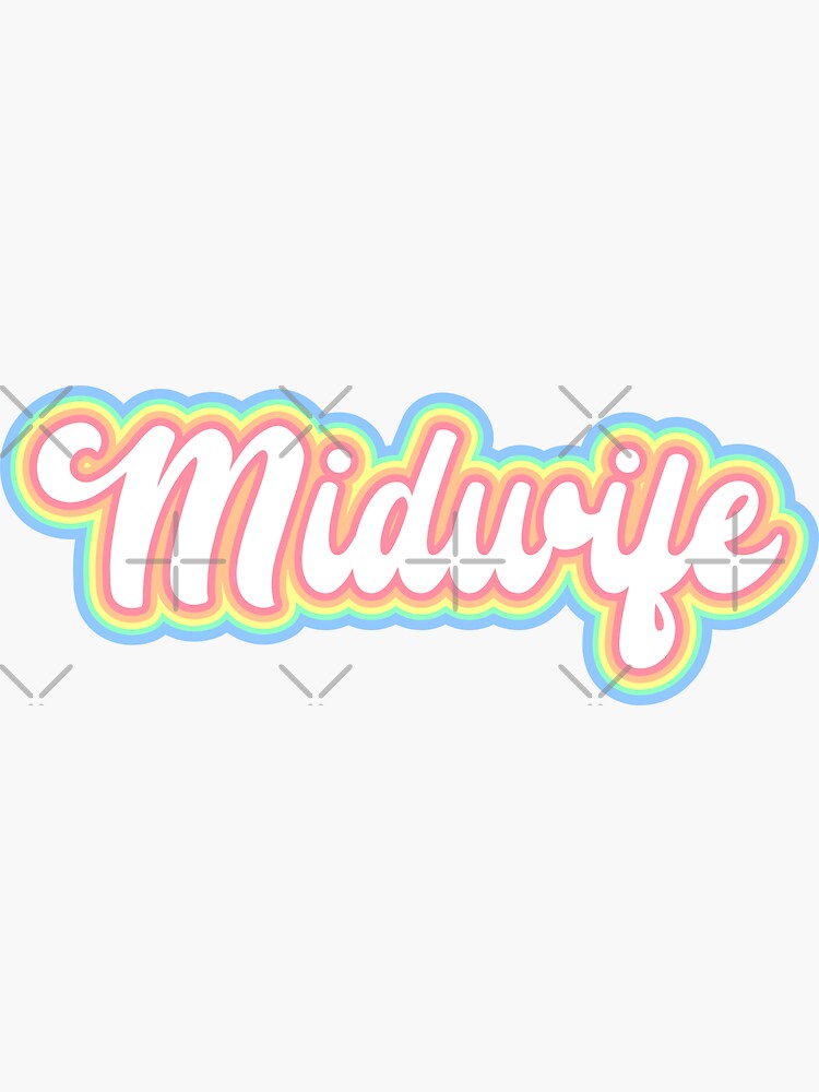 "Aesthetic Midwife Retro Style | Design Apprentice Midwife | Student ...