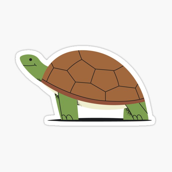 "Turtle Cute Nature Animal Art Sticker" Sticker for Sale by azariajayde ...