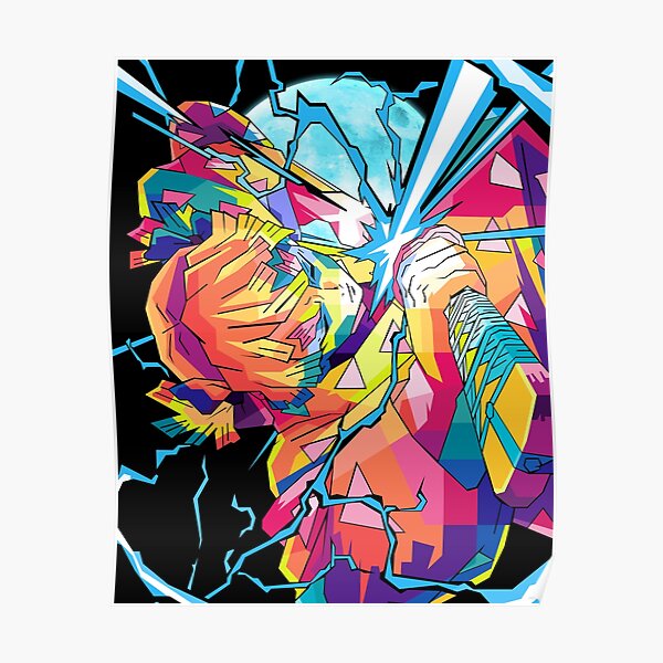 Poster « Pop art zenitsu », par ndesign03 | Redbubble