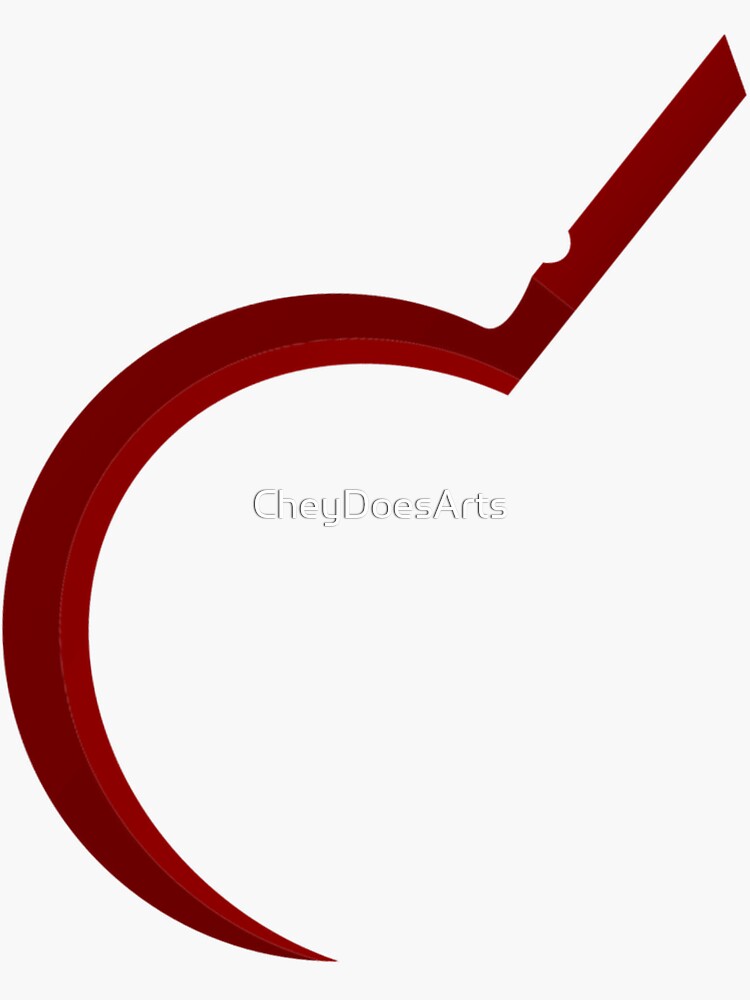 "The Reaper's Sling Blade // Red Rising " Sticker for Sale by ...