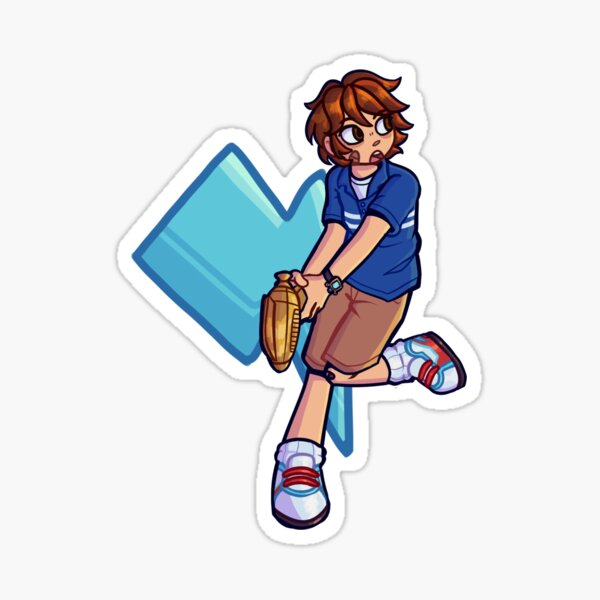 "Gregory fnaf inspired sticker" Sticker for Sale by fizzymisery | Redbubble