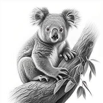 "Koala pencil drawing" Art Board Print for Sale by Pencil-Art | Redbubble
