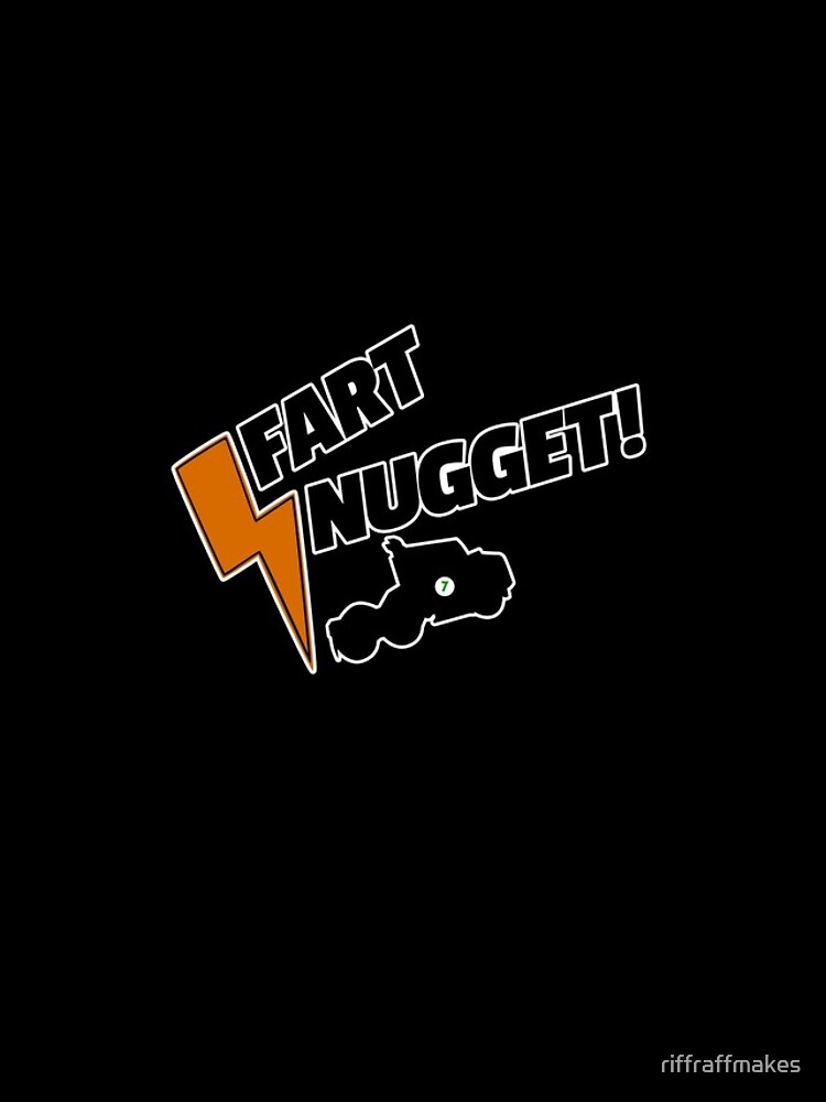 "Fart Nugget!" iPhone Case for Sale by riffraffmakes | Redbubble