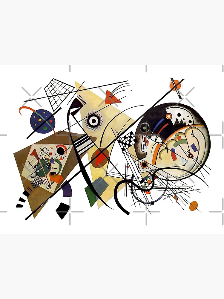Kandinsky Traverse Line, 1923 Premium Matte Vertical Poster Designed ...