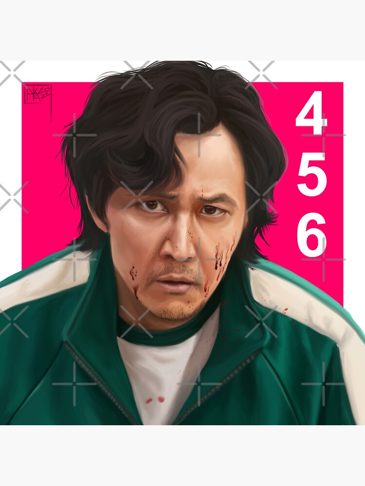 "Player 456" Sticker for Sale by AussieDrawzz | Redbubble