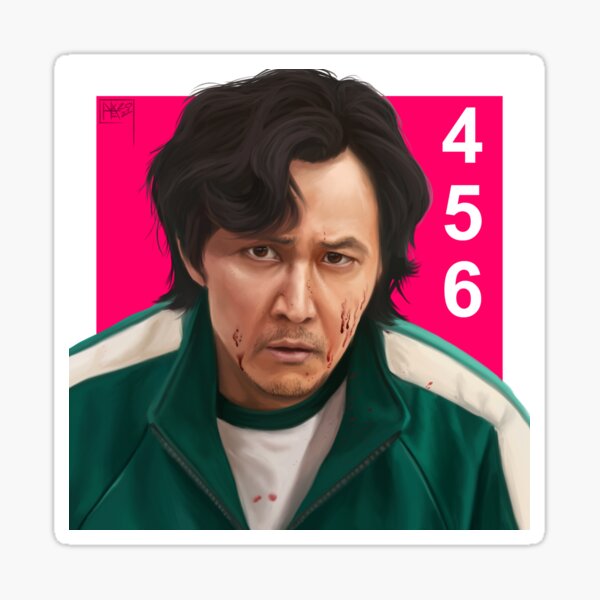 "Player 456" Sticker for Sale by AussieDrawzz | Redbubble