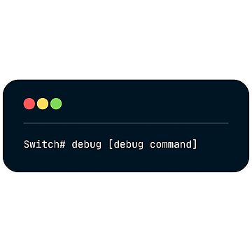 "debug [debug command] - Cisco CLI Sticker" Sticker for Sale by magica ...