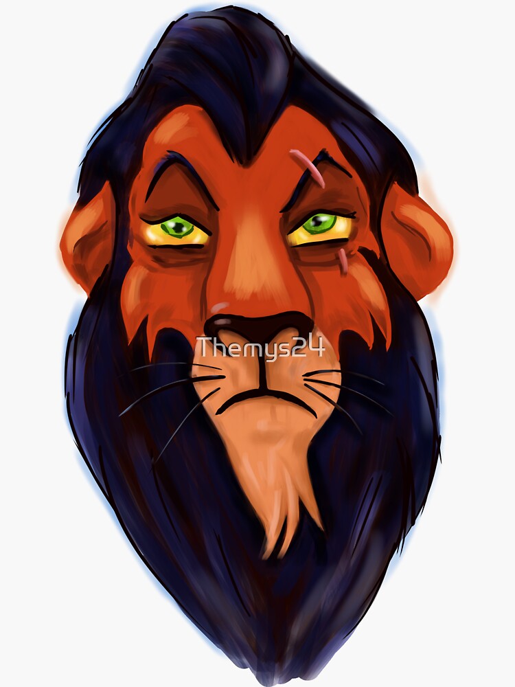 "Scar" Sticker for Sale by Themys24 | Redbubble
