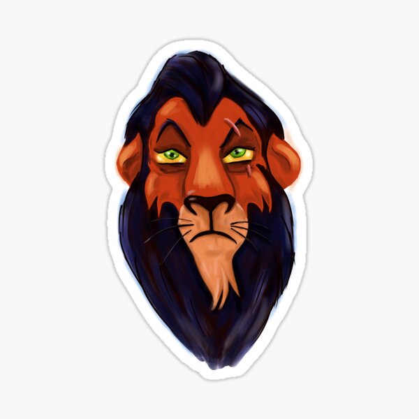 "Scar" Sticker for Sale by Themys24 | Redbubble