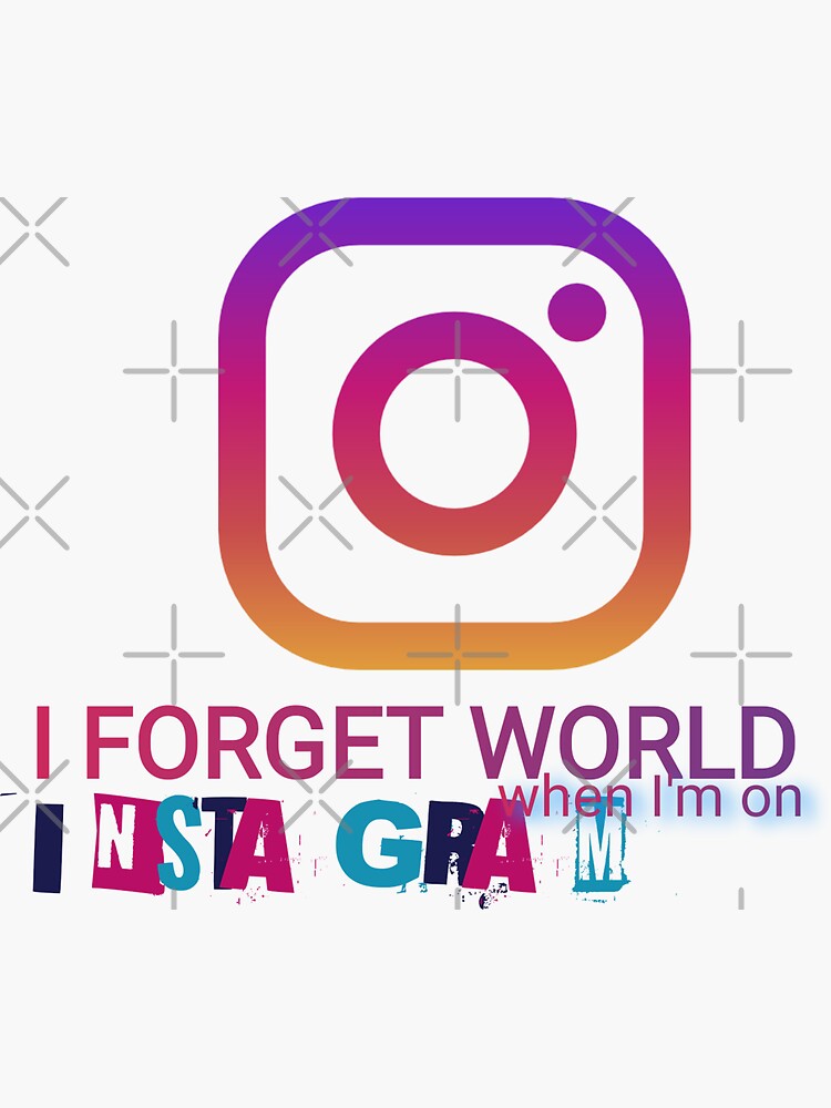 "Instagram logo sticker " Sticker for Sale by Afzaalsdesign | Redbubble