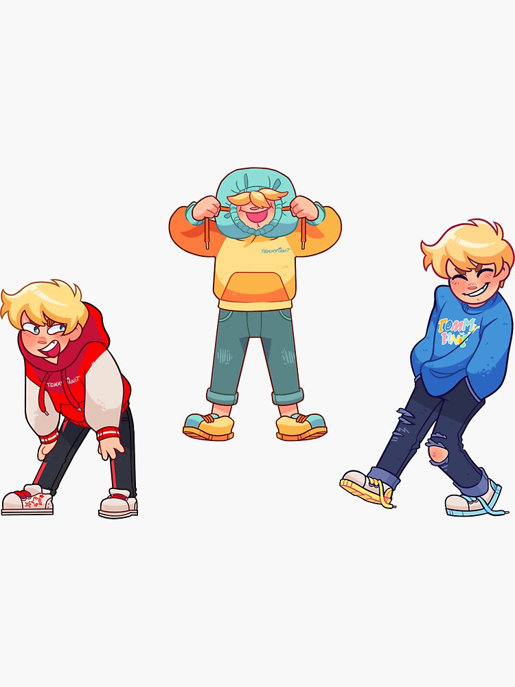 "TommyInnit Primary Color Vibes" Sticker for Sale by SpaceRobinhood ...