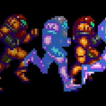 "Super Metroid - Samus Aran speed booster" Essential T-Shirt for Sale ...