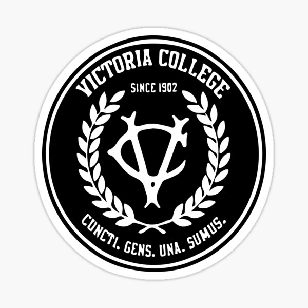 "Victoria College" Sticker for Sale by BARONIP | Redbubble