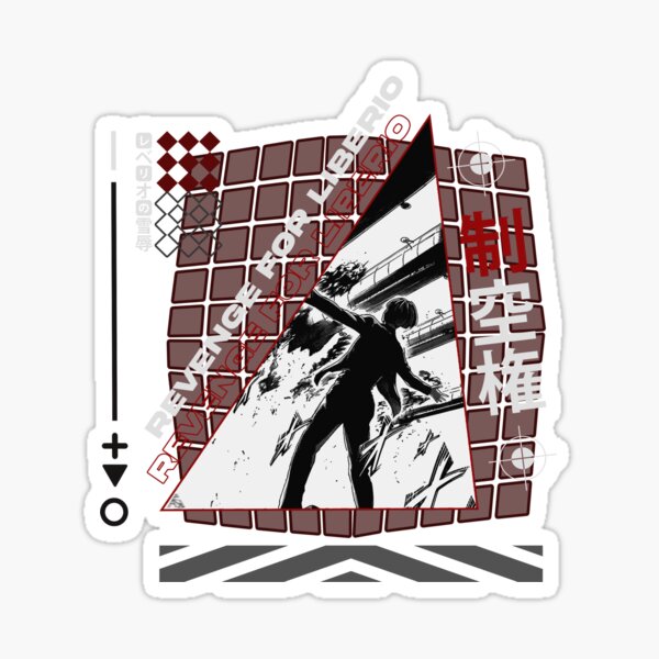 "Revenge For Liberio" Sticker for Sale by Roeeee | Redbubble