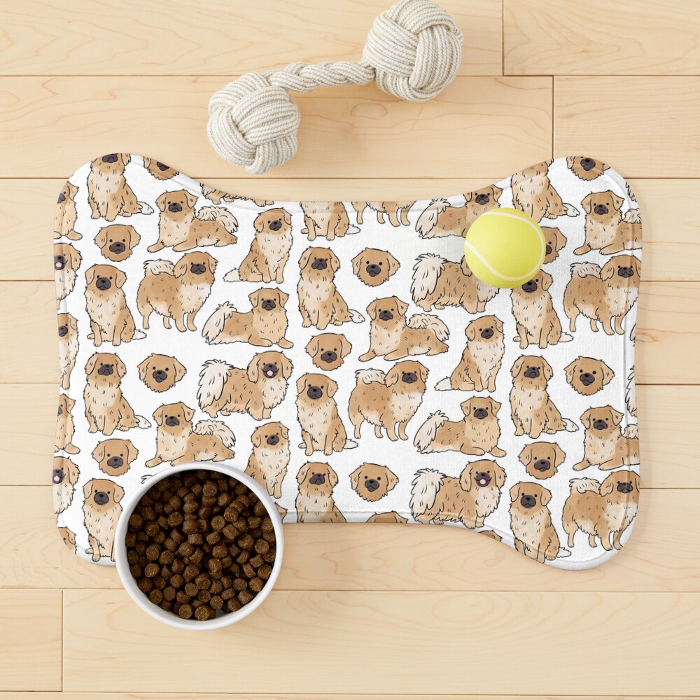 "Tibetan spaniel Dog cute illustration pattern " Sticker for Sale by ...