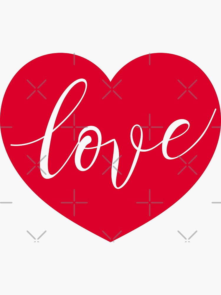 "Heartbeat with love, Valetine's Day art, cute and funny gift idea for ...