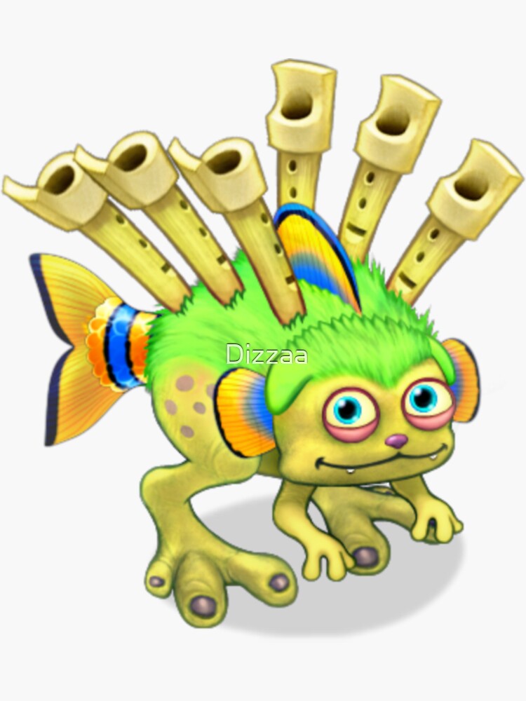 "My Singing Monsters character Reedling" Sticker for Sale by Dizzaa ...