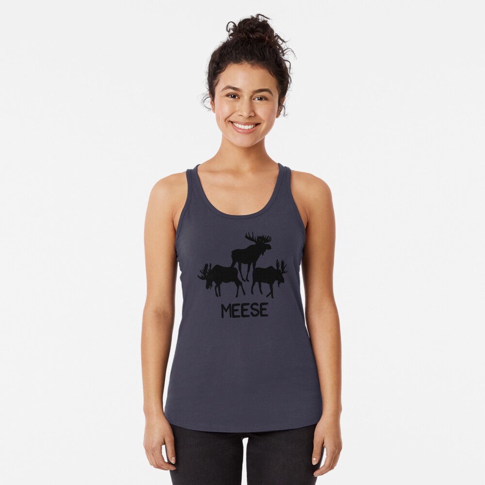 "Meese! Funny Moose Lover Shirts Gifts" Sticker for Sale by teemaniac ...