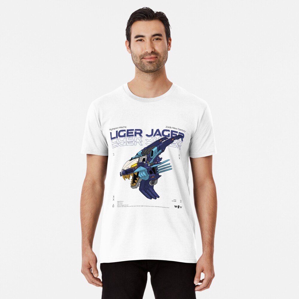 "Zoids - Liger Jager, anime illustration with urban graphic design ...