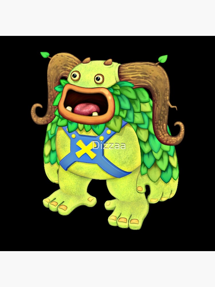 My Singing Monsters Character Entbrat Premium Matte Vertical Poster