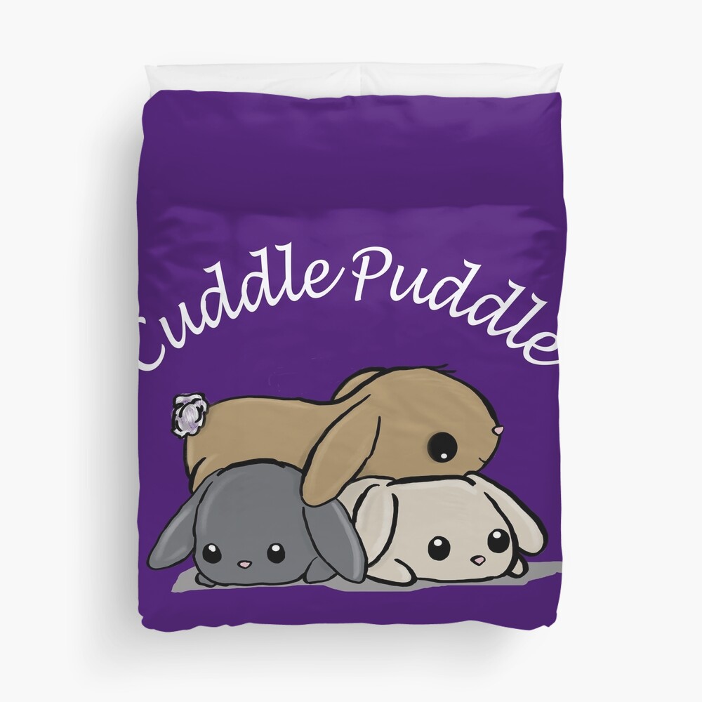 "Cuddle Puddle" Duvet Cover for Sale by SmartAndPunny | Redbubble