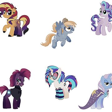 "My Little Pony Side Character Sticker Pack" Sticker for Sale by ...